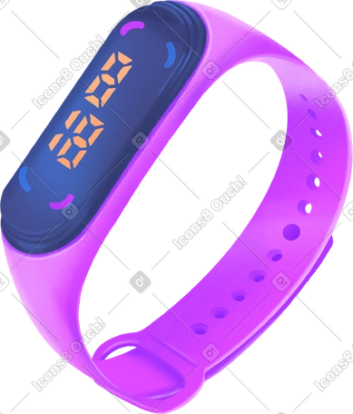 Health tracking watch PNG, SVG