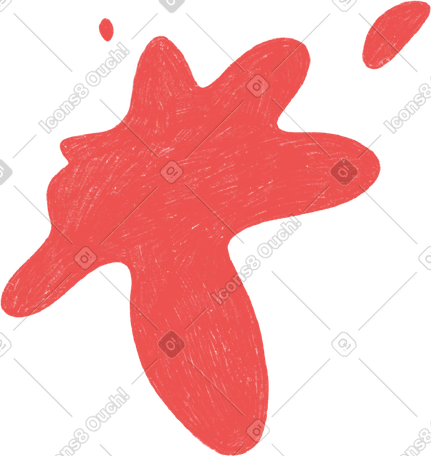Red blot в PNG, SVG