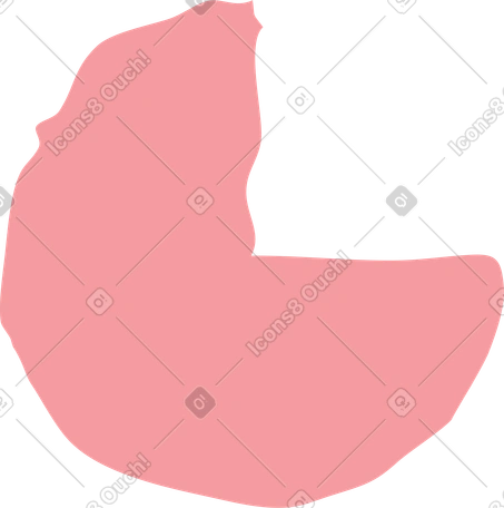 Pink pie chart в PNG, SVG