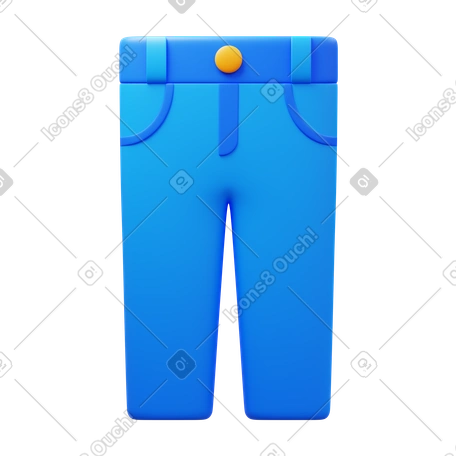 3D trousers PNG, SVG