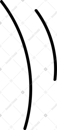 Two black lines PNG, SVG