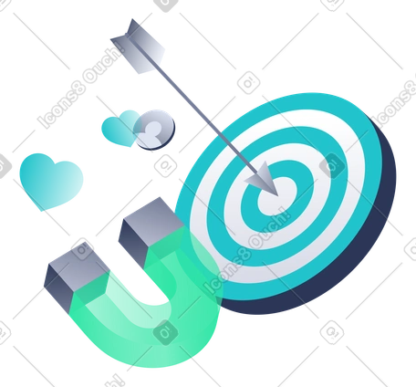 Magnet and Target with Arrow, Audience Engagement Strategy, Lead Magnet ...