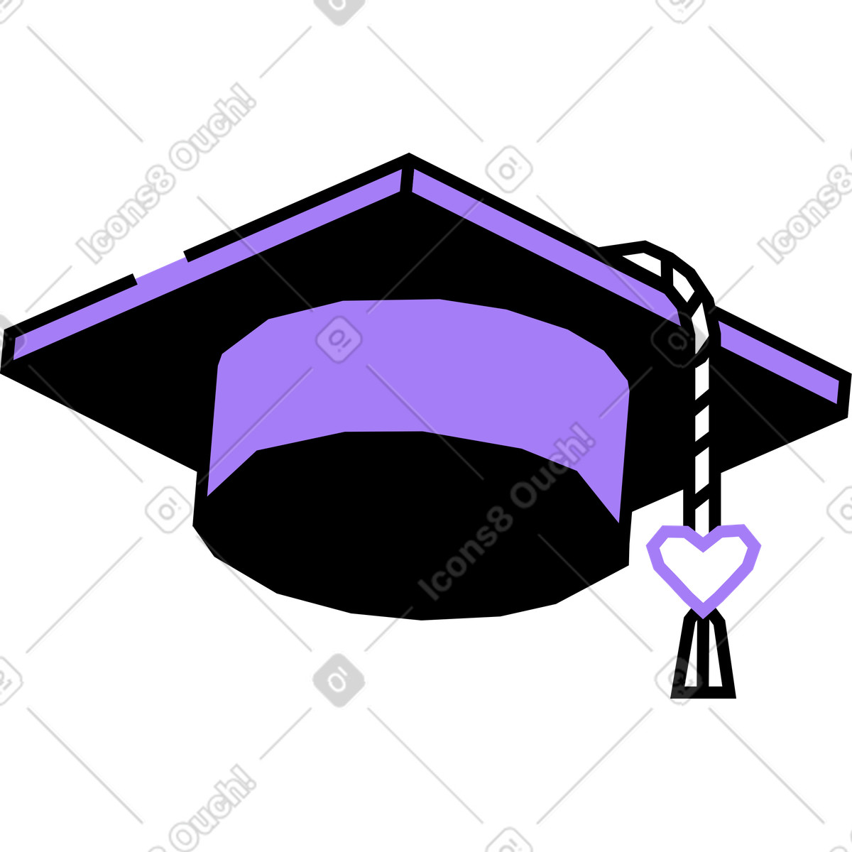 Graduation cap tassel clipart images in SVG, PNG, GIF