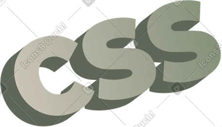 Lettering css text PNG, SVG