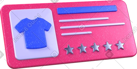 3D Product review, Customer feedback, Rating system PNG, SVG