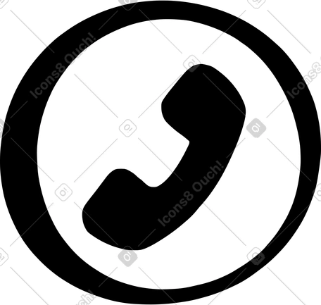 Телефонный знак в PNG, SVG