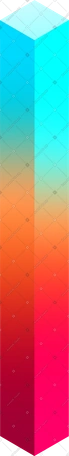 Colorful pillar illustration in PNG, SVG