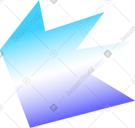 Transparent blue shape PNG, SVG