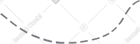 Grey dotted line PNG, SVG