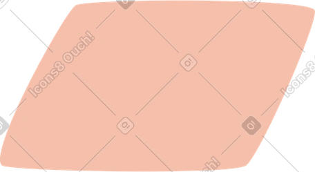 Pink parallelogram PNG, SVG