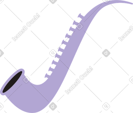 Saxophone animated illustration in GIF, Lottie (JSON), AE