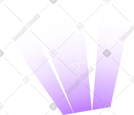Rays of light with science icons PNG, SVG