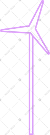 Windmill pink PNG, SVG