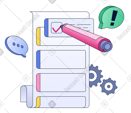 Marking completed tasks in to do list PNG, SVG