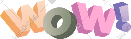 Letras ¡guau! texto PNG, SVG