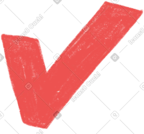 Little red check mark в PNG, SVG