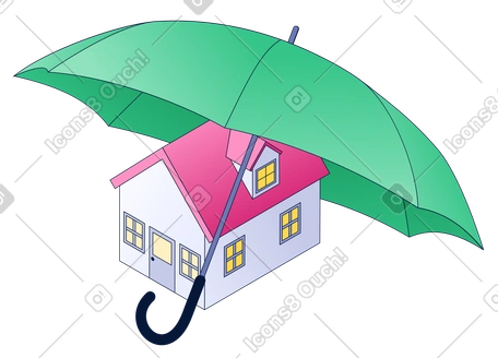 House insurance or property insurance PNG, SVG