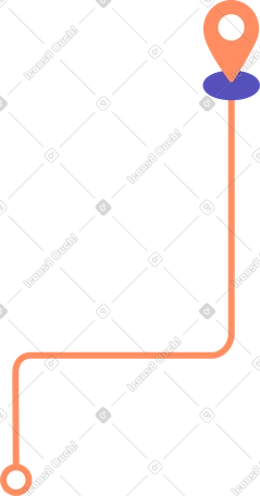 Trajectory from start to finish PNG, SVG