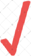 Red check mark PNG, SVG