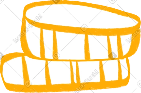 Two coins on top of each other PNG, SVG