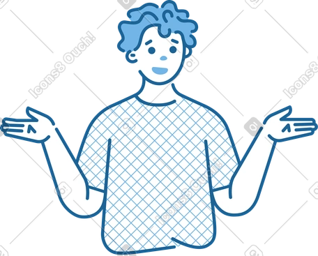 Man with open arms PNG, SVG