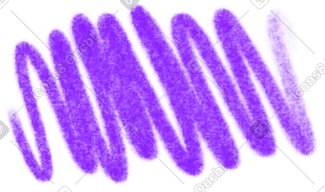 Purple scribble illustration in PNG, SVG