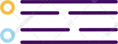Bullet point list PNG, SVG