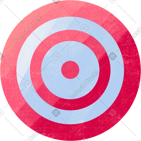 Pink target PNG, SVG