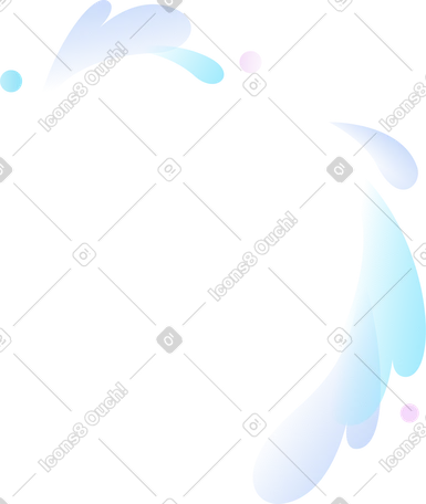 Colored splashes PNG, SVG