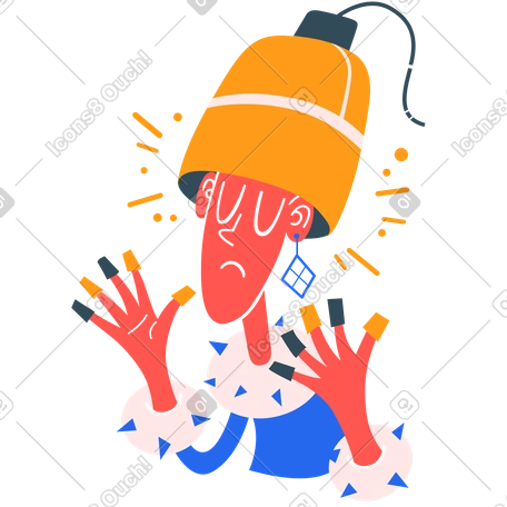 Come back later animated illustration in GIF, Lottie (JSON), AE