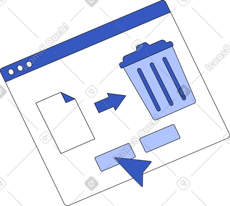 File delete window PNG, SVG