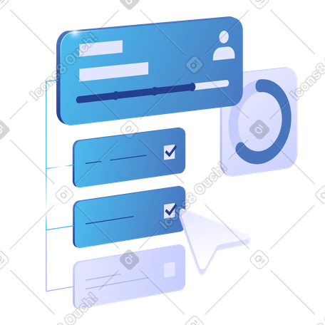 Personal progress and tasks PNG, SVG