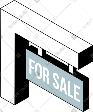 For sale sign PNG, SVG