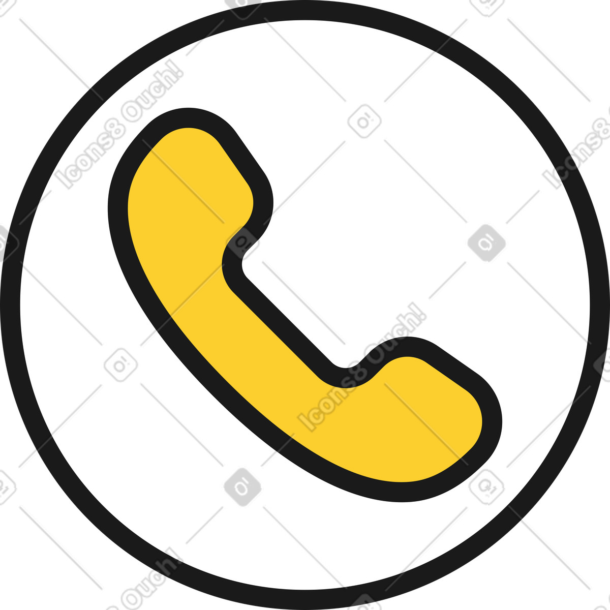 Hand with phone and social media icons illustration in PNG, SVG