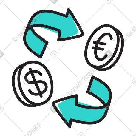 Foreign Exchange on the International Market PNG, SVG