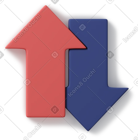 3D up down arrow icon в PNG, SVG