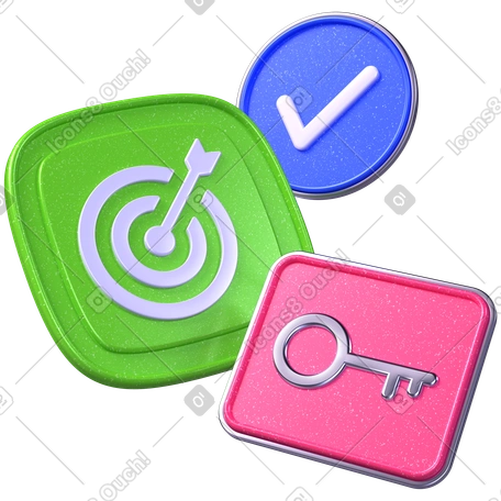 3D objectives and key results, business goal setting, key success ...