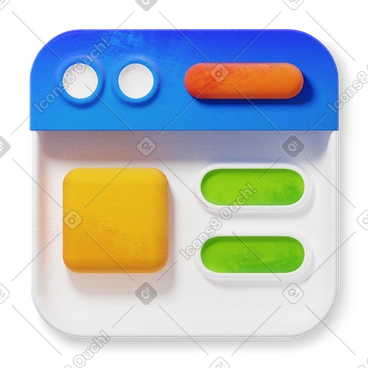 3D duplicate illustration in PNG, SVG