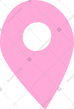 Pink location tag PNG, SVG